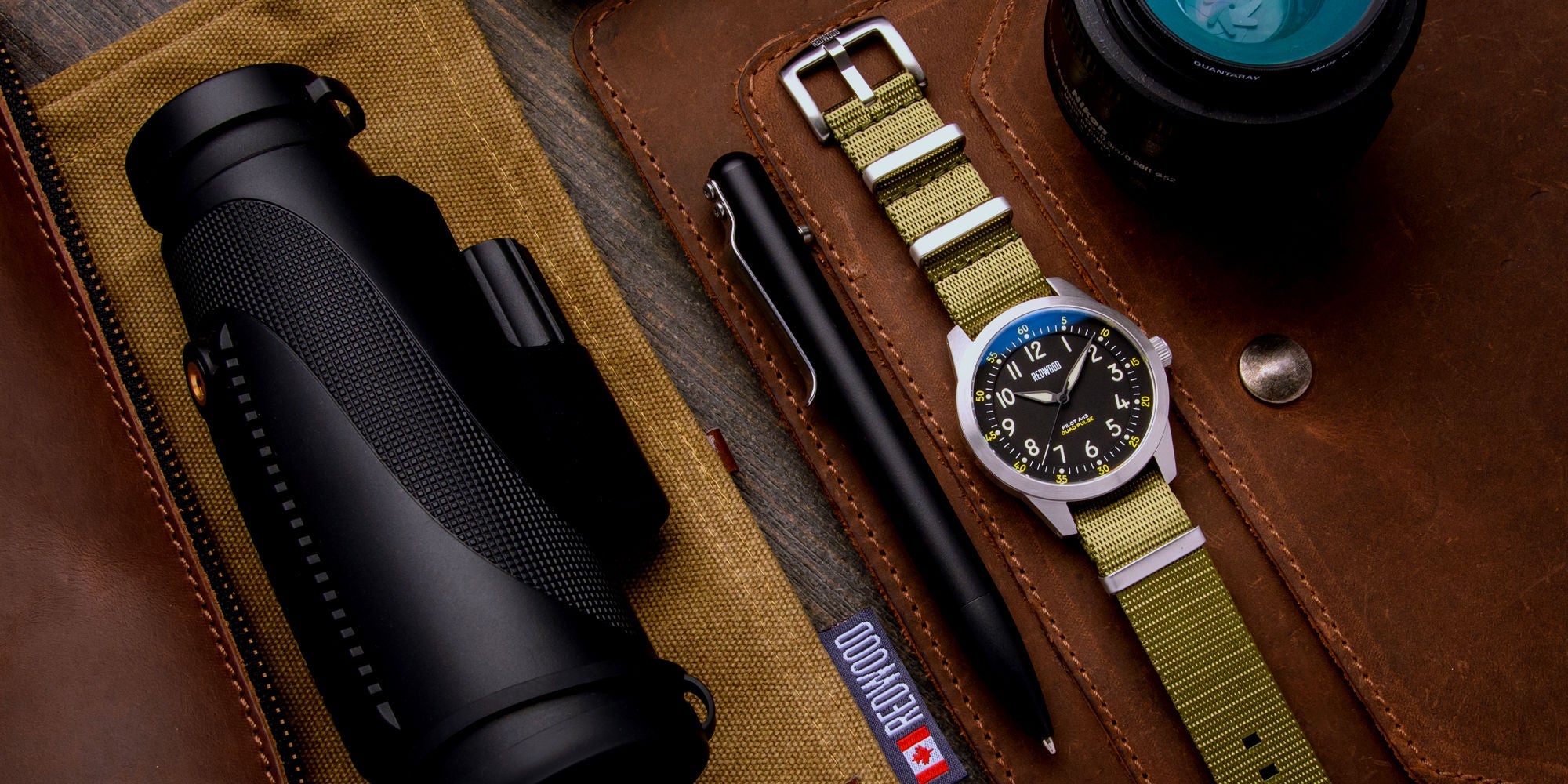 The A-13 Quad-Pulse Pilot Watch – Redwood Watches