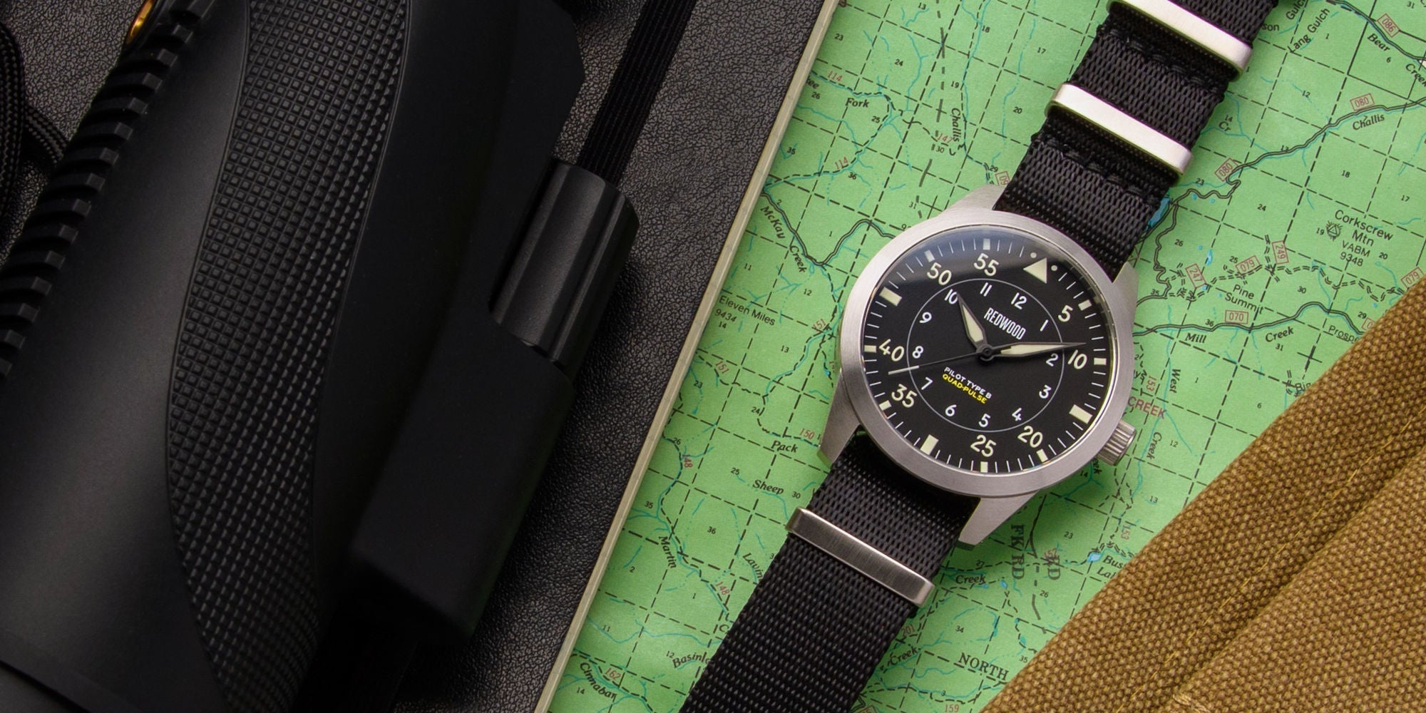 The Type B Quad-Pulse Pilot Watch – Redwood Watches