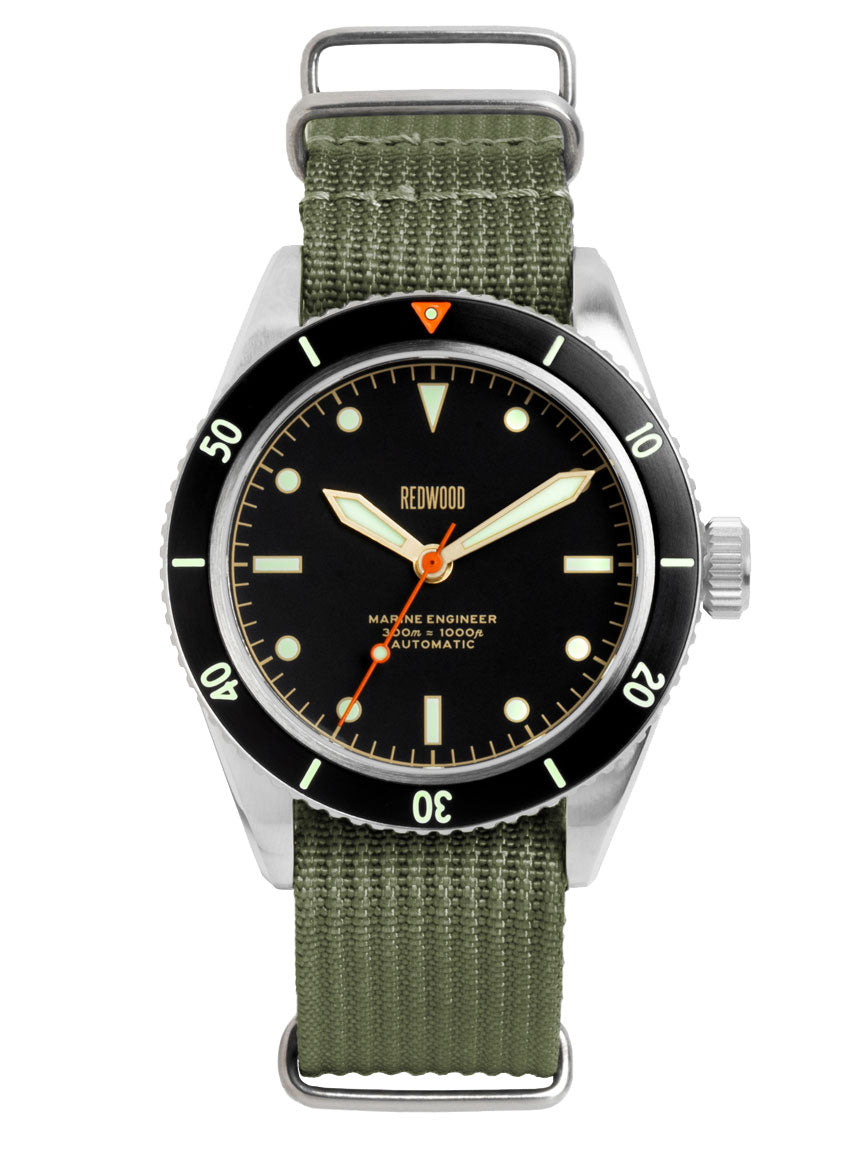 The Marine Engineer Automatic Diver's Watch – Redwood Watches