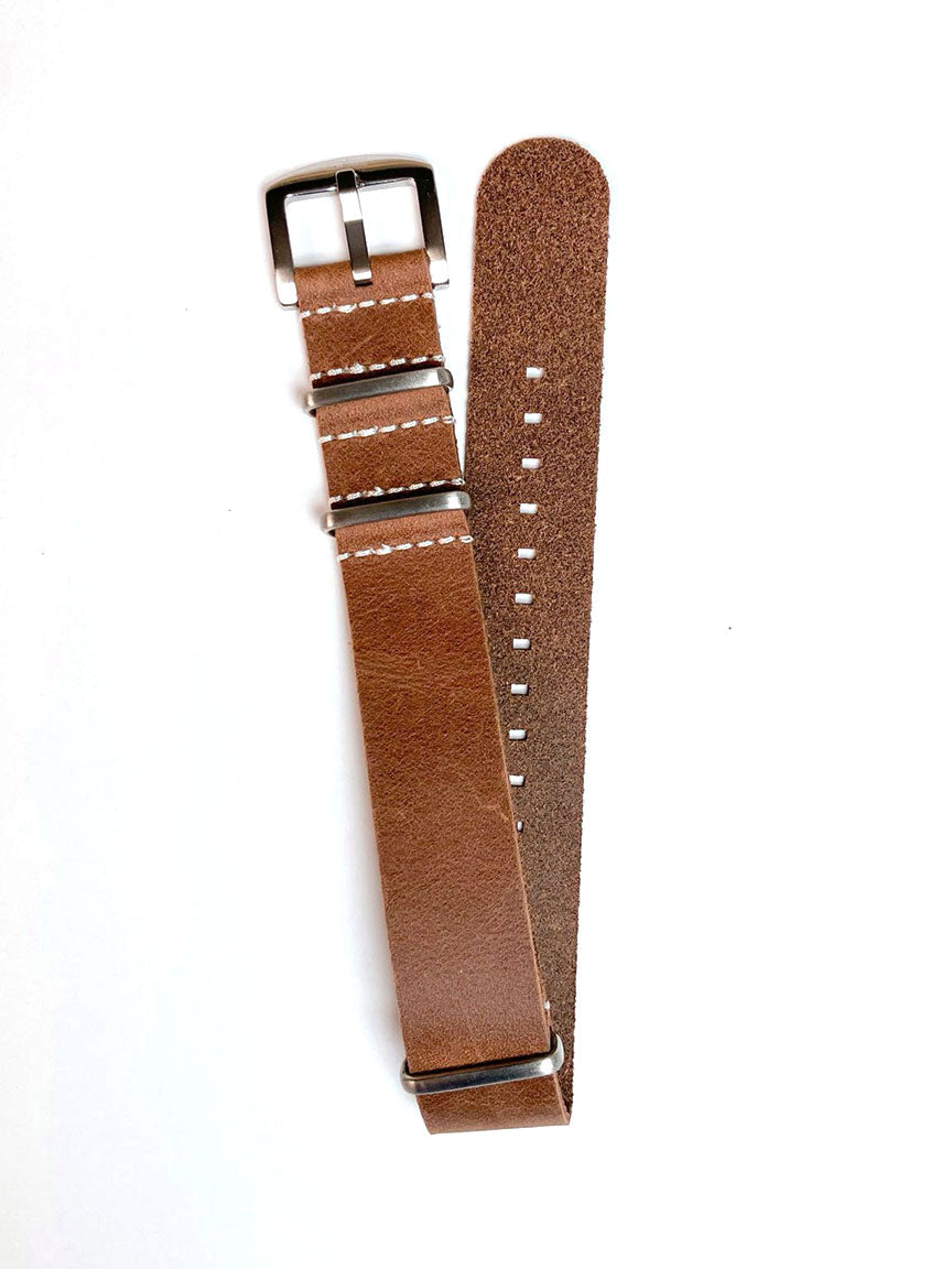 Mil-Spec Leather Straps (1-pc) – Redwood Watches