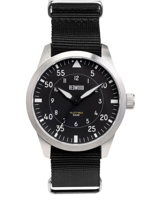 The Type B Pilot Watch – Redwood Watches