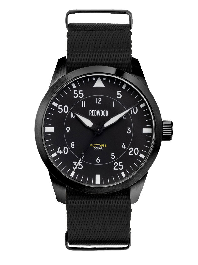 The Redwood Type B Pilot Watch – Redwood Watches