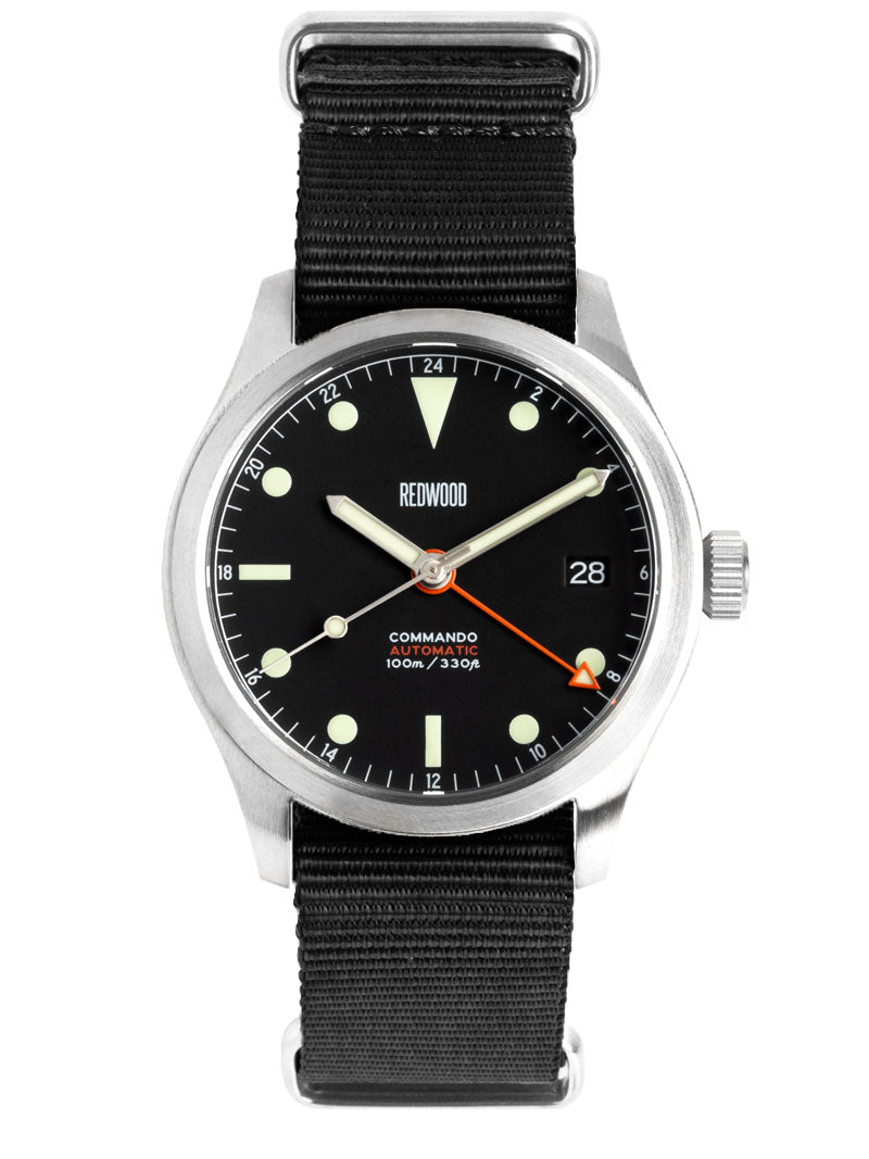 Standard Issue - Commando GMT (Automatic) – Redwood Watches