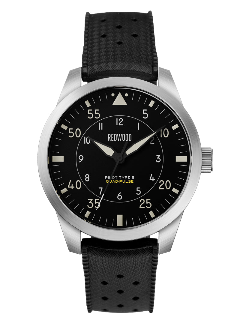 Pilot Type B (Quad-Pulse) – Redwood Watches